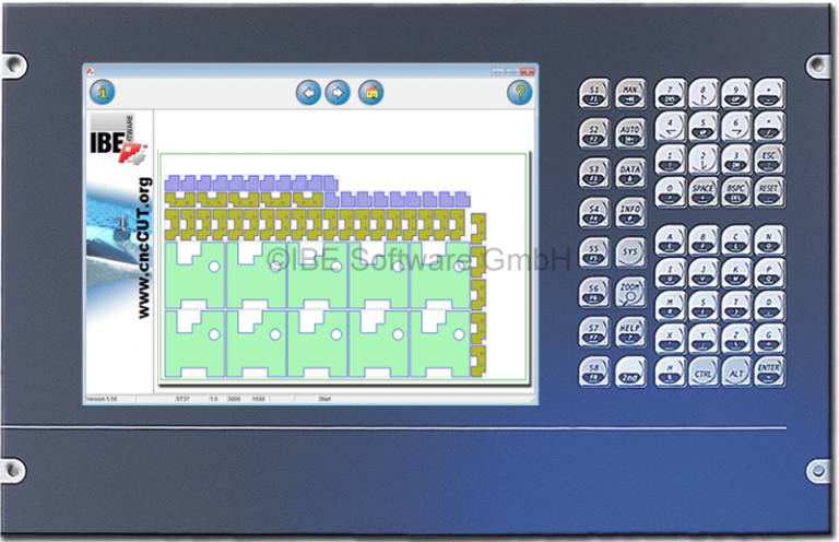 cncCUT-Basic – Control Panel – IBE Software GmbH